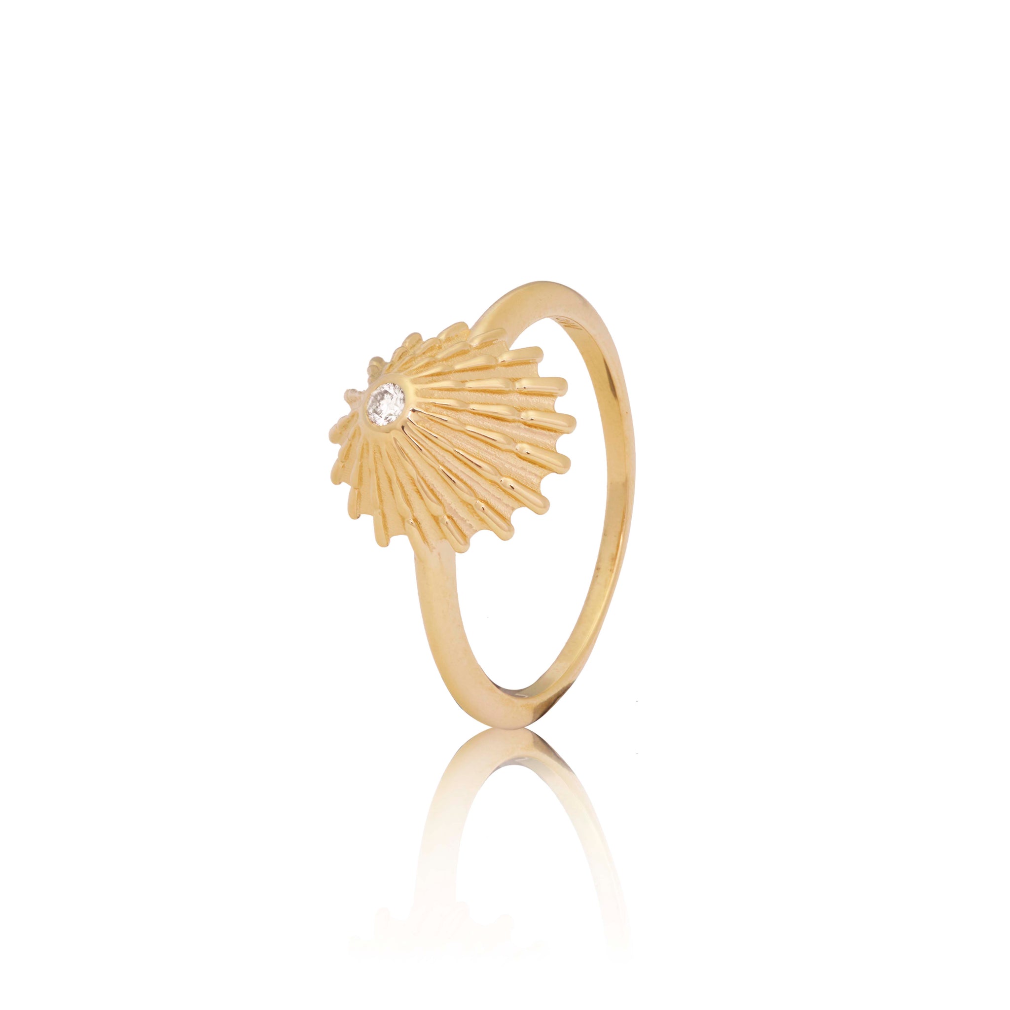 ʻOpihi Diamond Ring in Gold - 12mm
